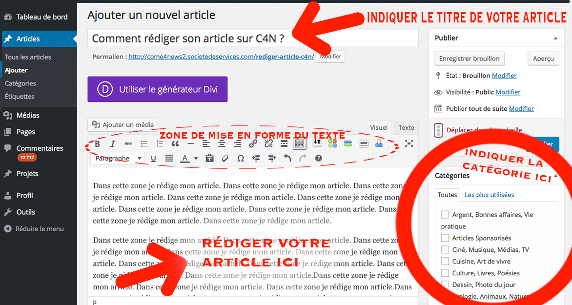 Guide de C4N - Come4News
